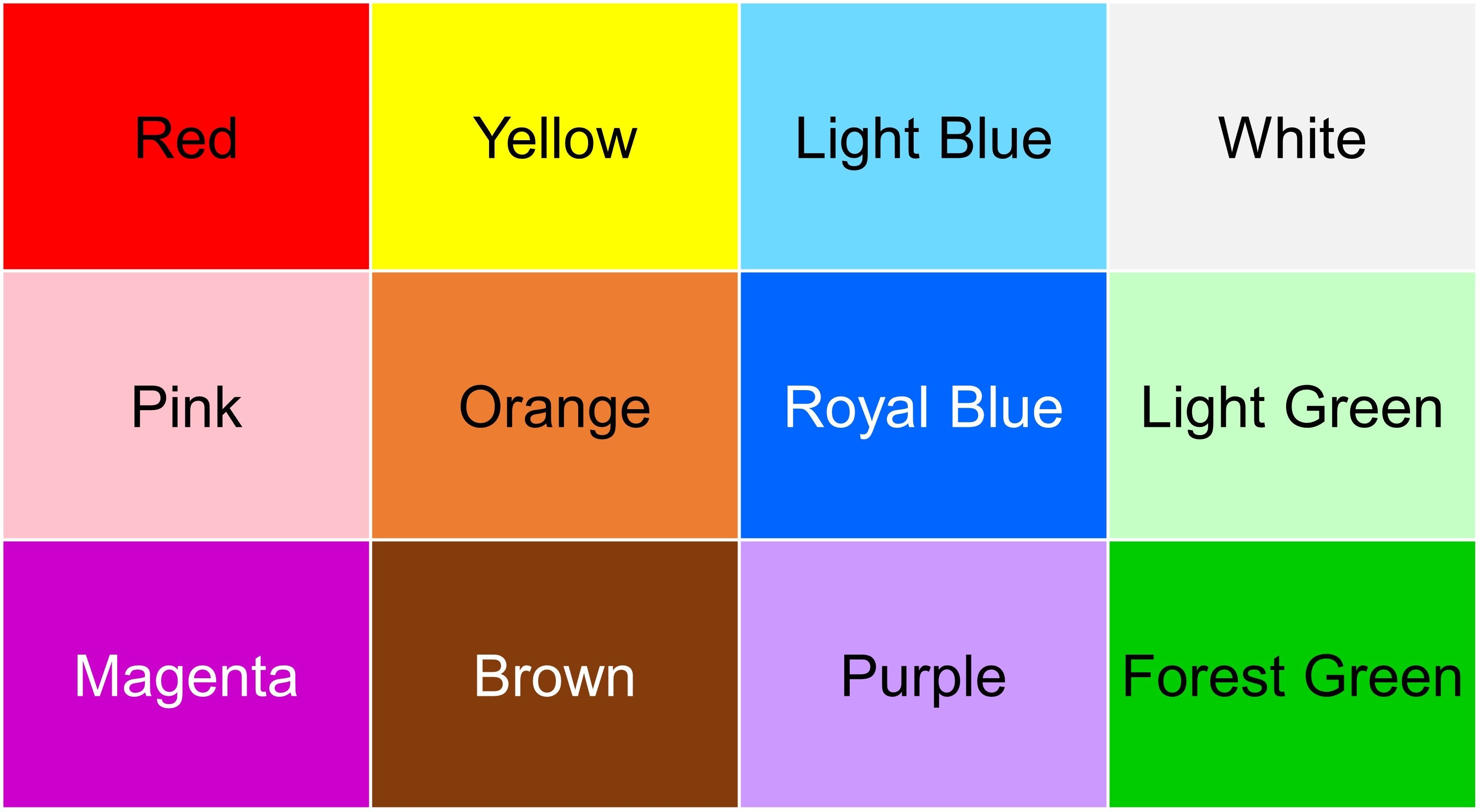 Pick & mix your own colour scheme – Anchoright Ltd